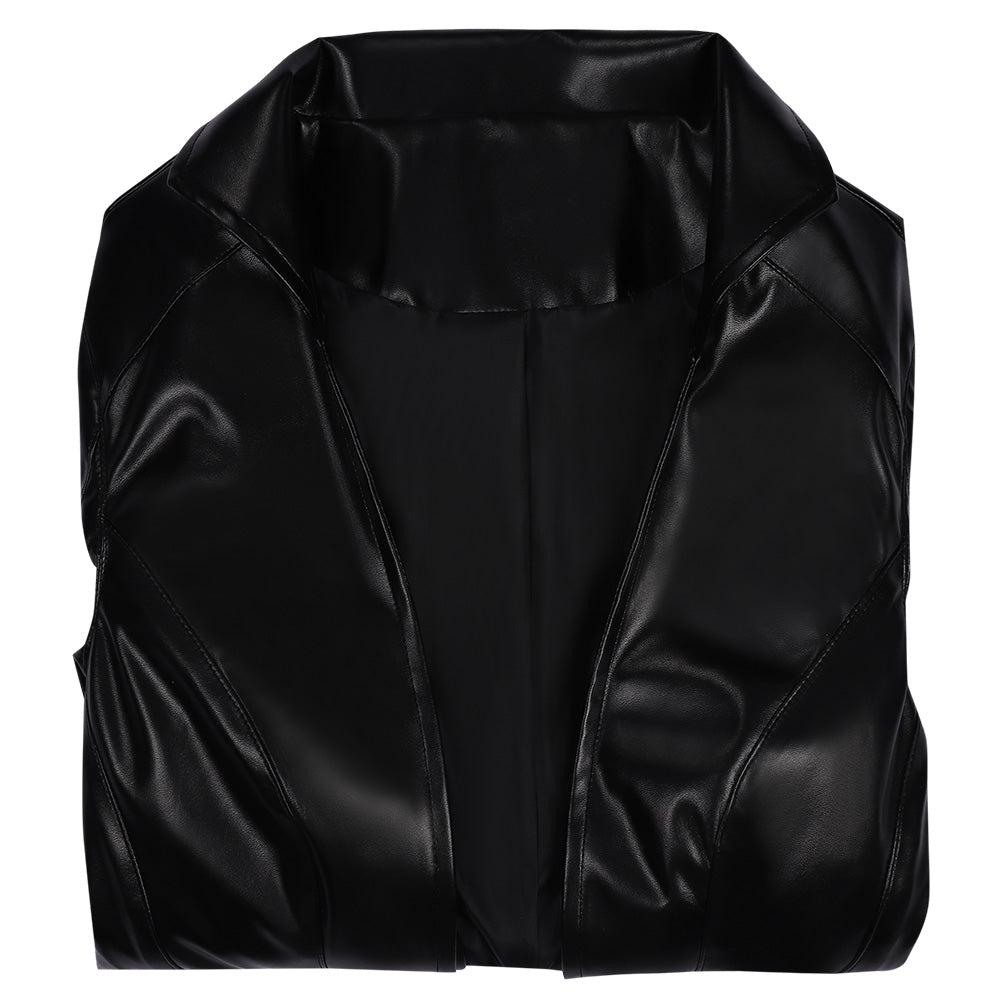 The Matrix Resurrections Trinity Coat Dress Outfits Halloween Carnival