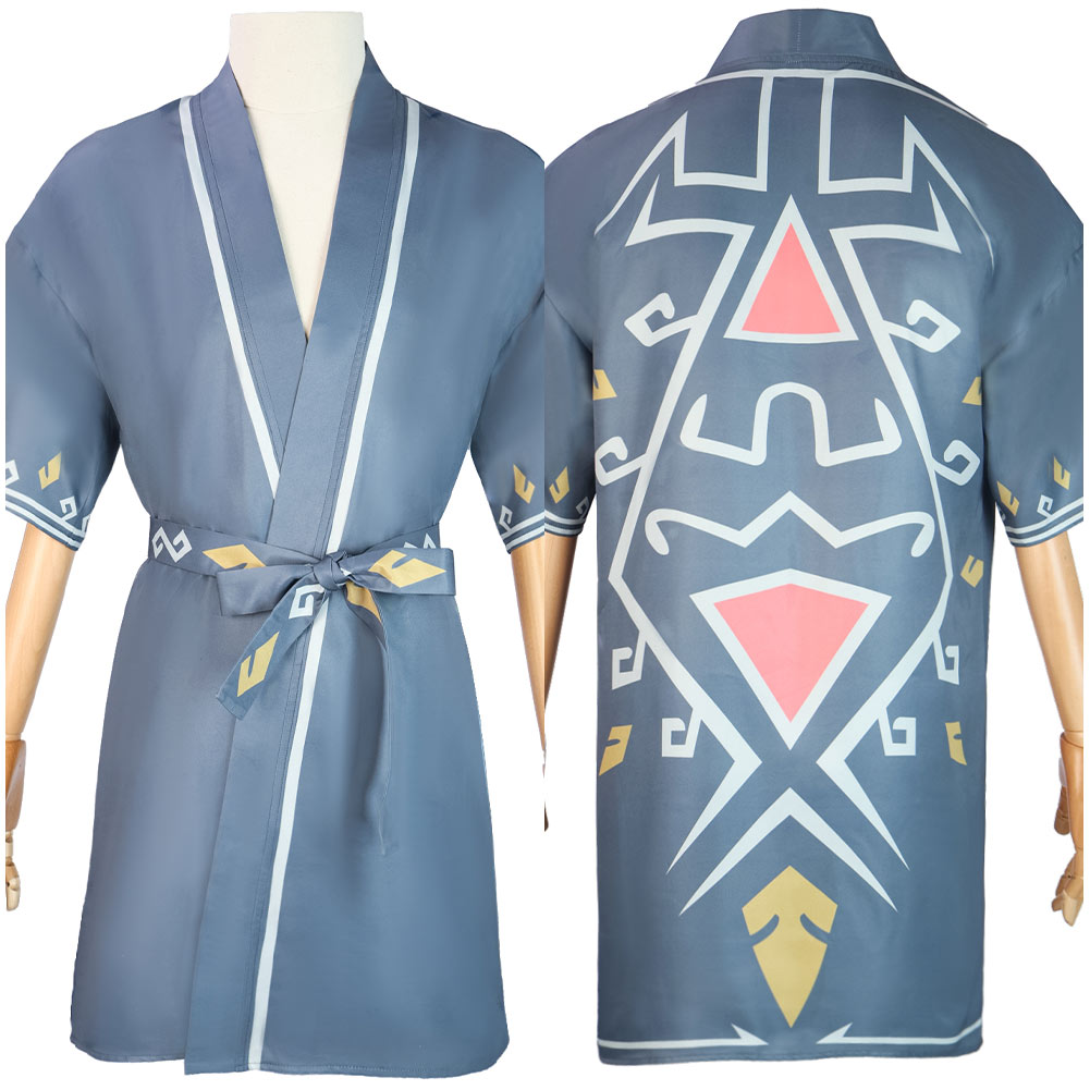 The Legend of Zelda Outfits Link Original Design Bathrobe Cloak Belt O