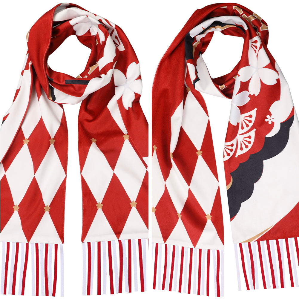 Genshin Impact Yae Miko Winter Scarf Original Design Halloween Carniva