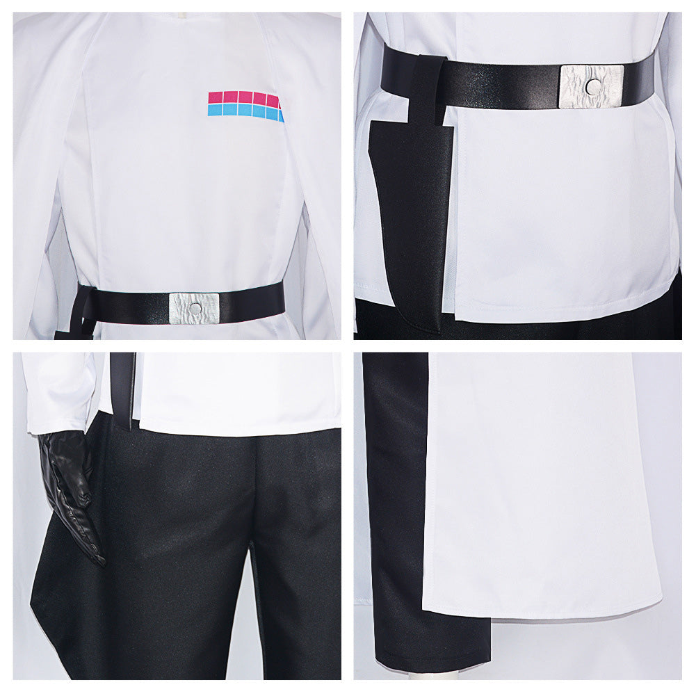 Imperial Officer White Uniform Party Carnival Halloween Cosplay Costum