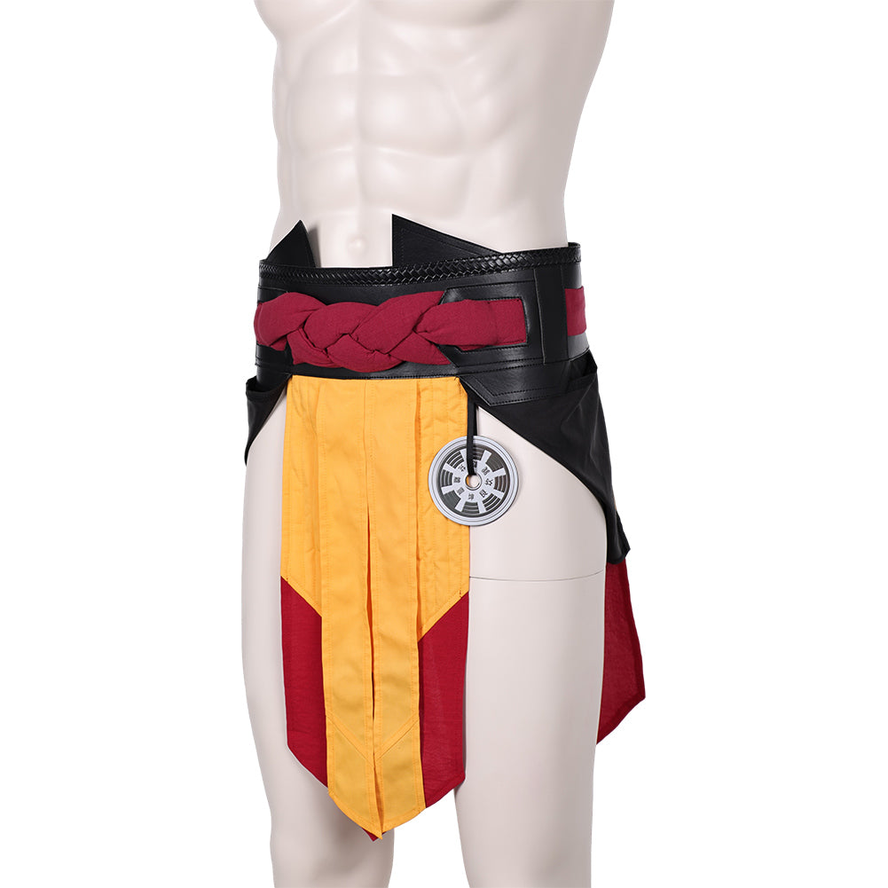 Mortal Kombat Scorpion Cosplay Belt Waistband Halloween Carnival Costu