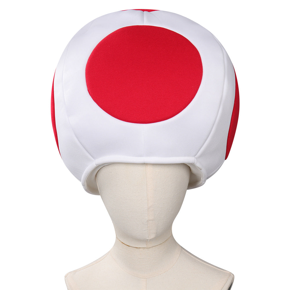 Toad Kinopio Adult Cosplay Hat Cap Halloween Party Carnival Costume Ac