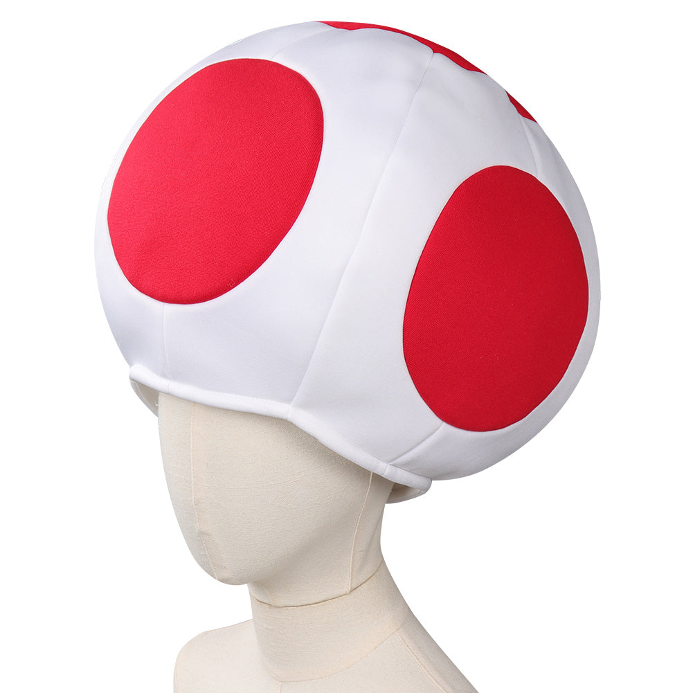 Toad Kinopio Adult Cosplay Hat Cap Halloween Party Carnival Costume Ac