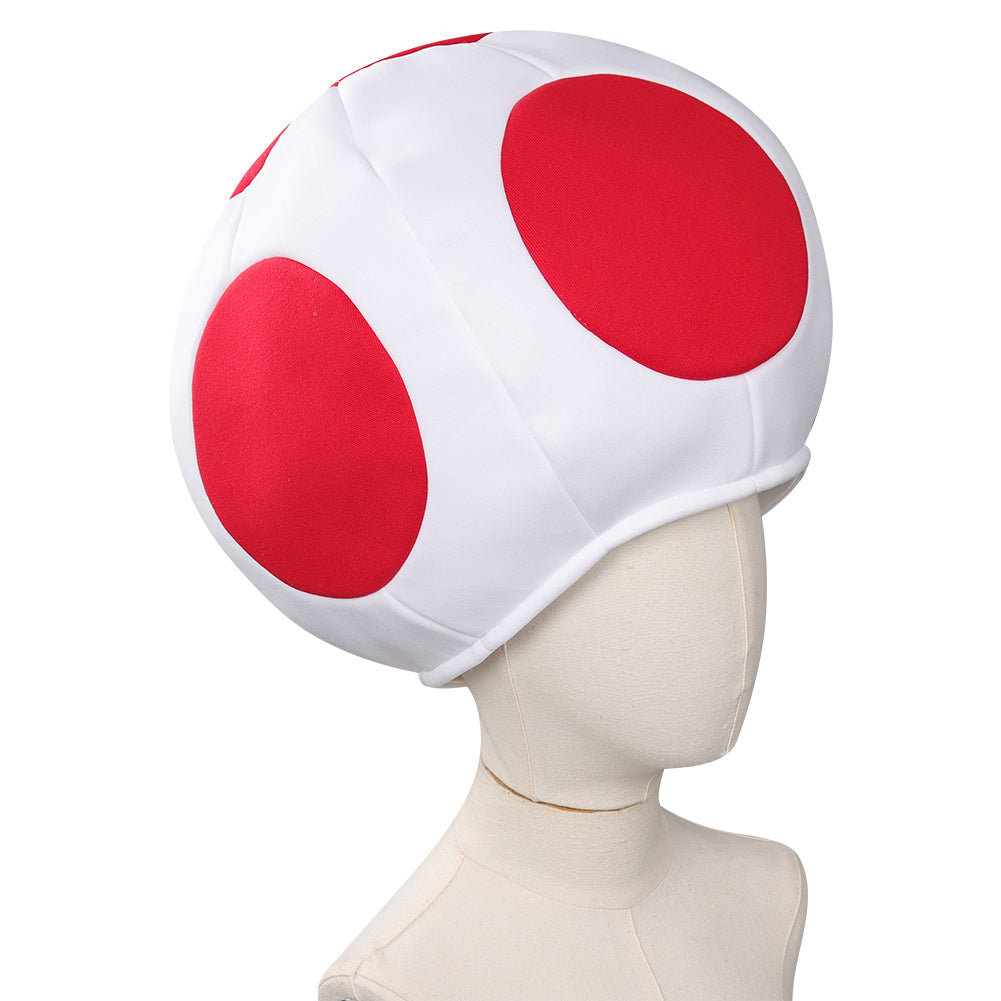 Toad Kinopio Adult Cosplay Hat Cap Halloween Party Carnival Costume Ac