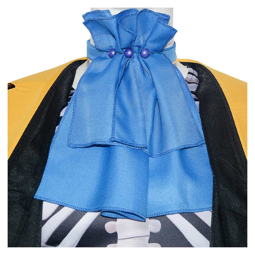 One Piece Brook Black Outfit Party Carnival Halloween Cosplay Costume