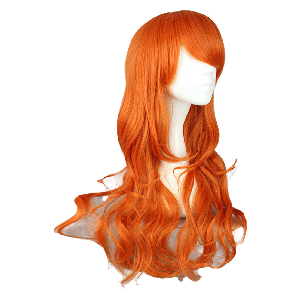 One Piece Nami Cosplay Wig Heat Resistant Synthetic Hair Carnival Hall