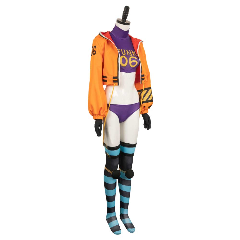 One Piece York Women Orange Suit Party Carnival Halloween Cosplay Cost