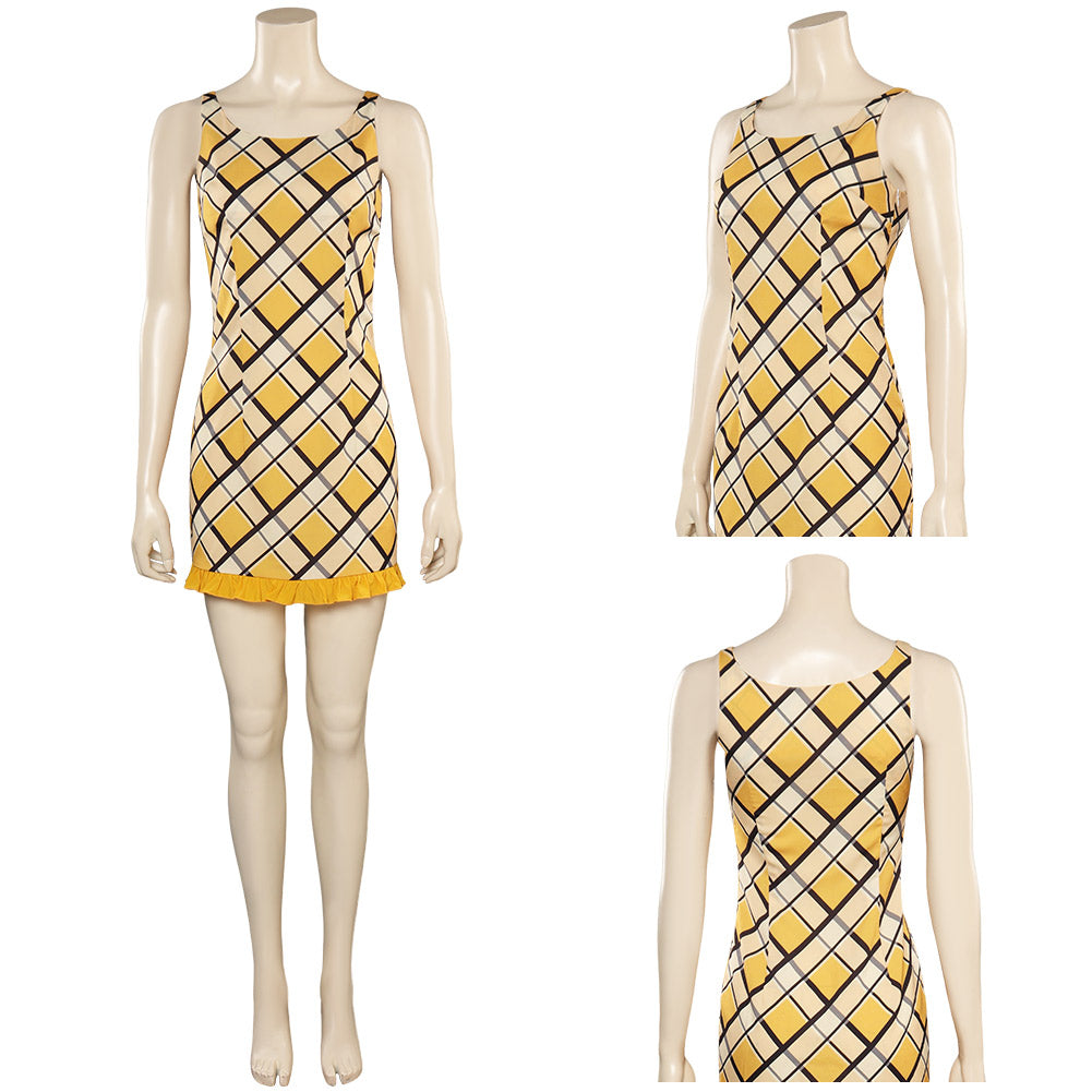 One Piece Nami Yellow Women Adult Printed Dress Party Carnival Hallowe