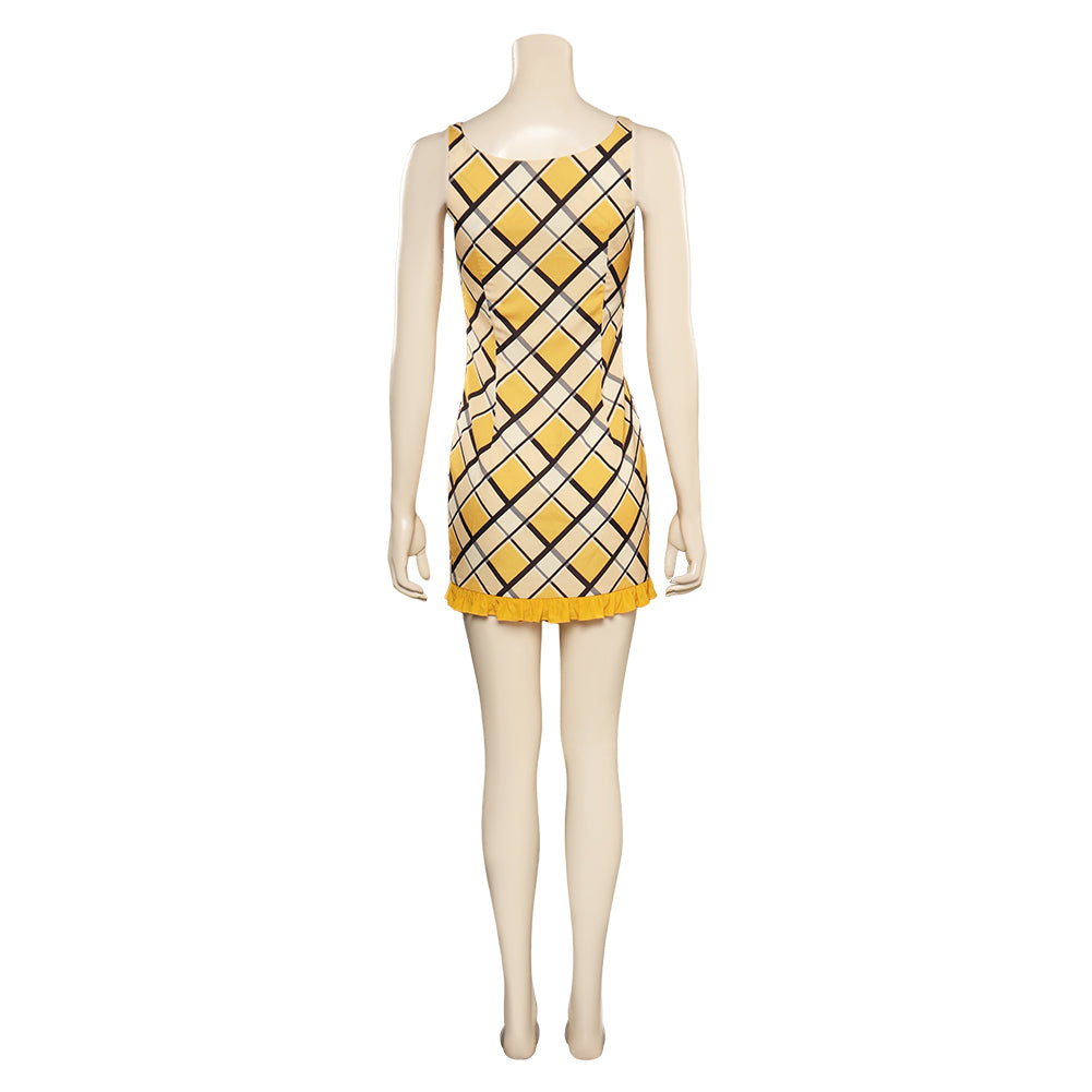 One Piece Nami Yellow Women Adult Printed Dress Party Carnival Hallowe