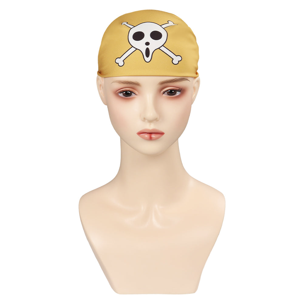 One Piece Usopp Kids Children Yellow Scarf Party Carnival Halloween Co