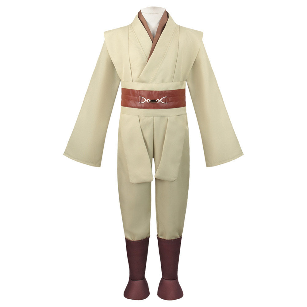 Jedi Knight Kids Children Brown Outfits Party Carnival Halloween Cospl