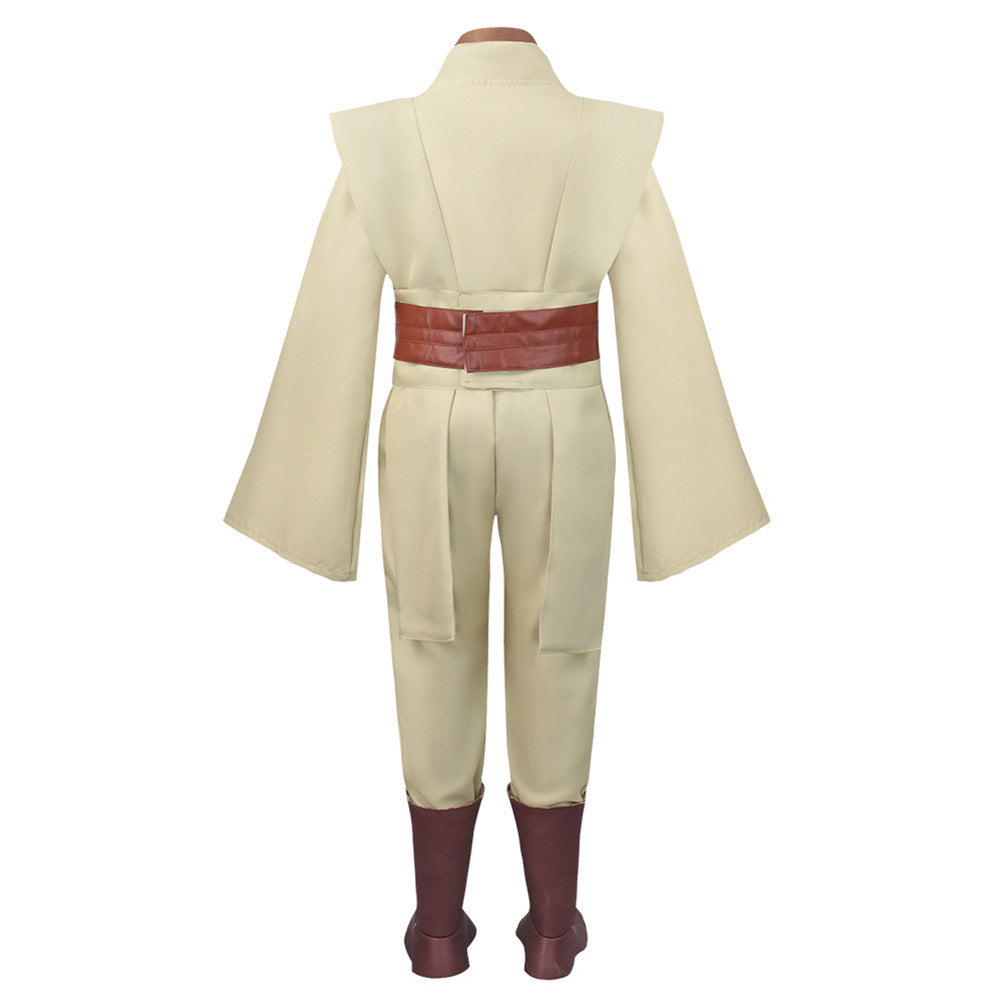 Jedi Knight Kids Children Brown Outfits Party Carnival Halloween Cospl