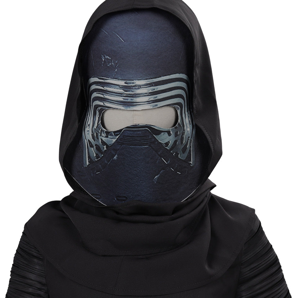Kylo Ren Kids Children Black Robe Party Carnival Halloween Cosplay Cos