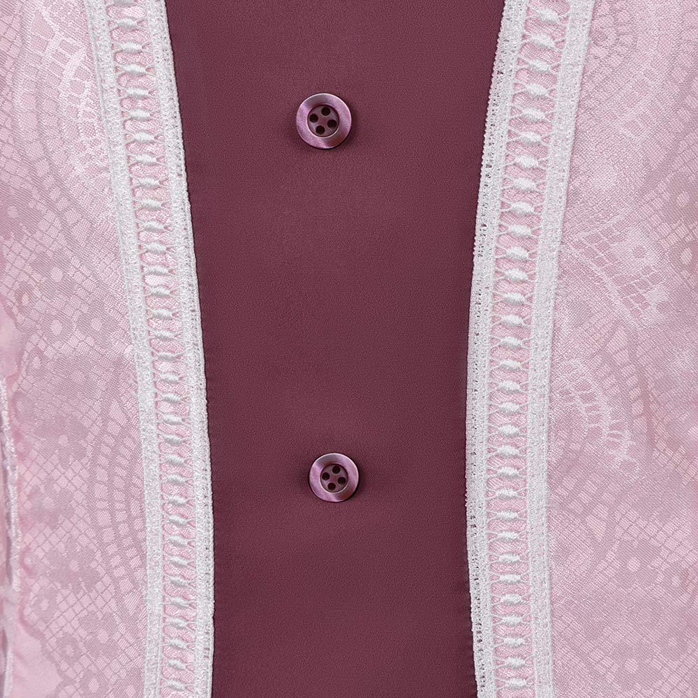 Tekken 8 Lili Women Pink Dress Set Party Carnival Halloween Cosplay Co