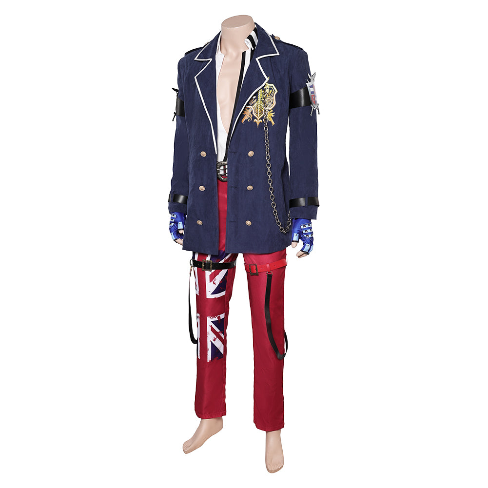 Tekken 8 Game Steve Fox Blue Outfit Party Carnival Halloween Cosplay C