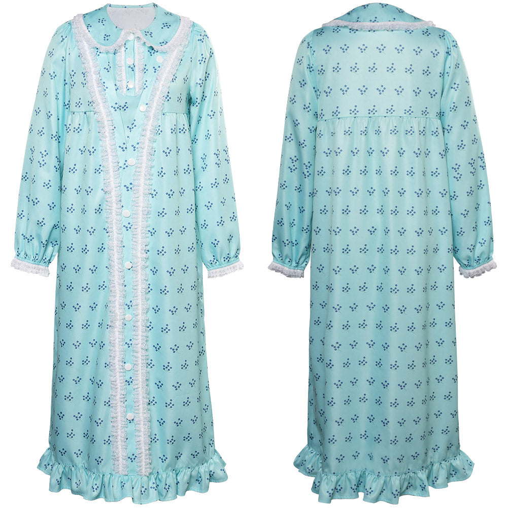 The Exorcist Adult Female Blue Dress Party Carnival Halloween Cosplay