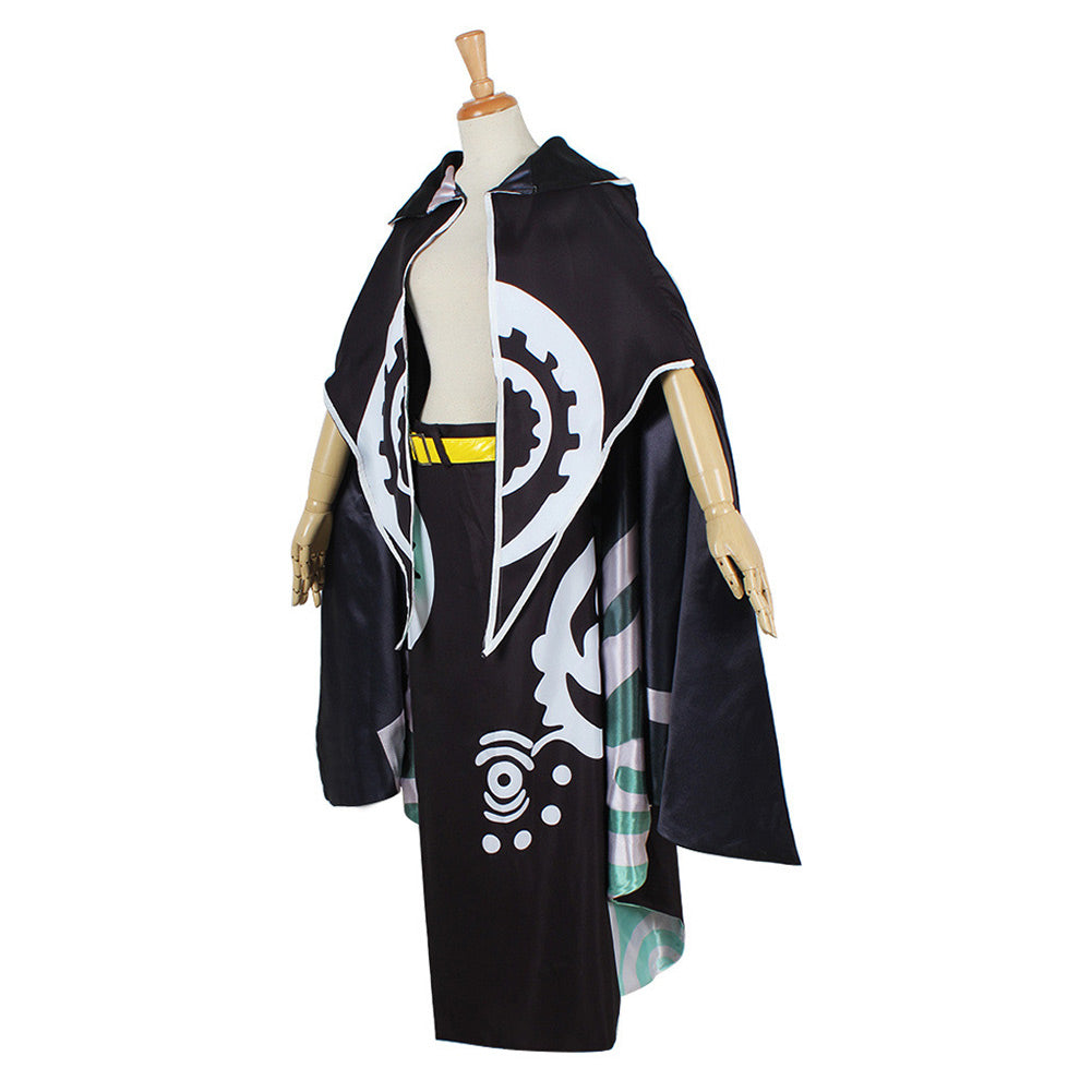 The Legend of Zelda Midna Princess Women Black Cloak Outfits Party Car