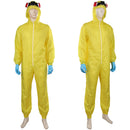 Breaking Bad Walter Yellow Jumpsuit Outfits Halloween Carnival Suit Co