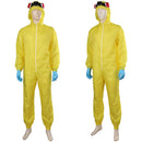Breaking Bad Walter Yellow Jumpsuit Outfits Halloween Carnival Suit Co