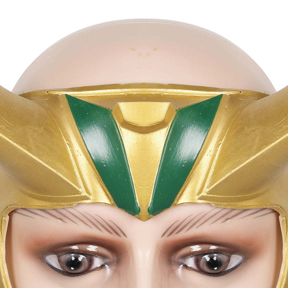 Loki Season 2 Longhorn Mask Cosplay Latex Masks Helmet Masquerade Hall