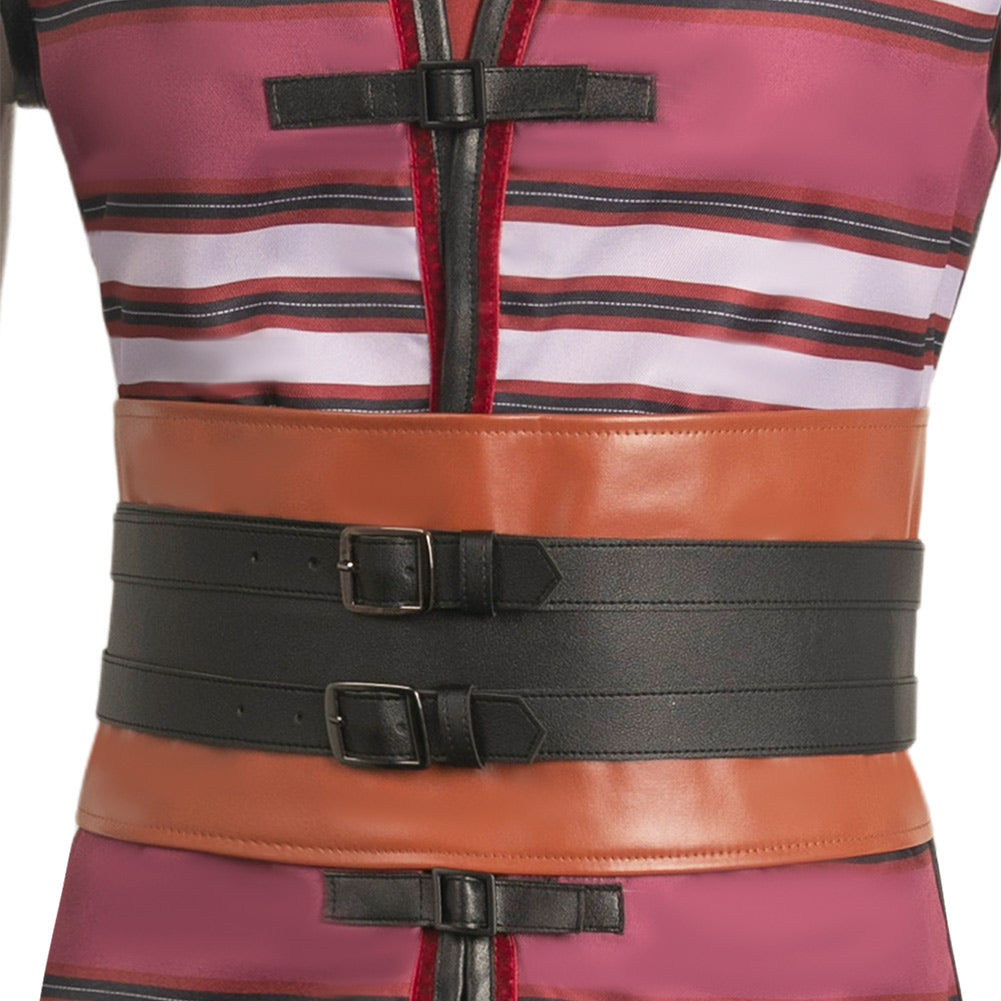 TV One Piece The Clown Buggy Striped Outsuits Party Carnival Halloween